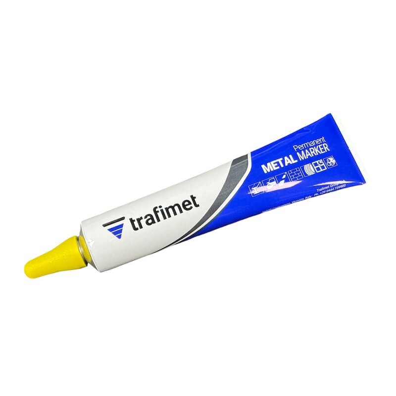 Tube Marqueur Metal Jaune Trafimet