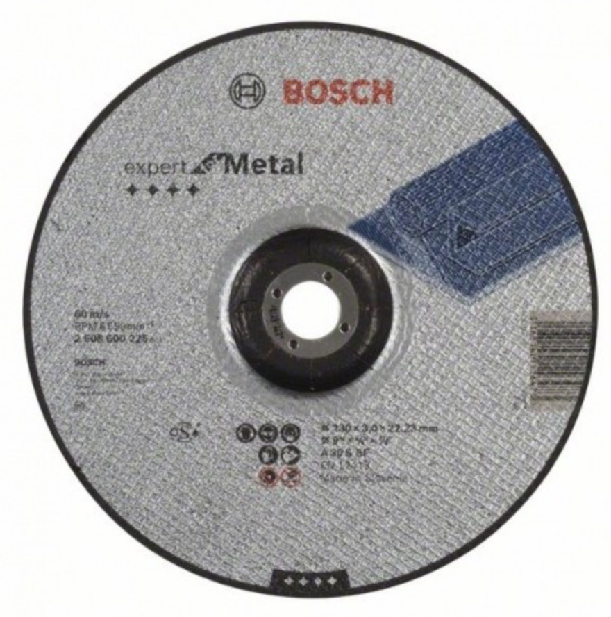 Bosch " Disque à Tronçonner Métal 230×22×3,0 Mm Expert